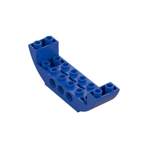 Lego Blue Slope 2 X 8 X 2 Curved Inverted Double 11301 28919