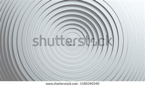 1215 White Abstract Pattern Circles Effect Displacement Images Stock