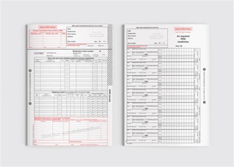 National Inpatient Medication Chart Acute Shop Compact Business