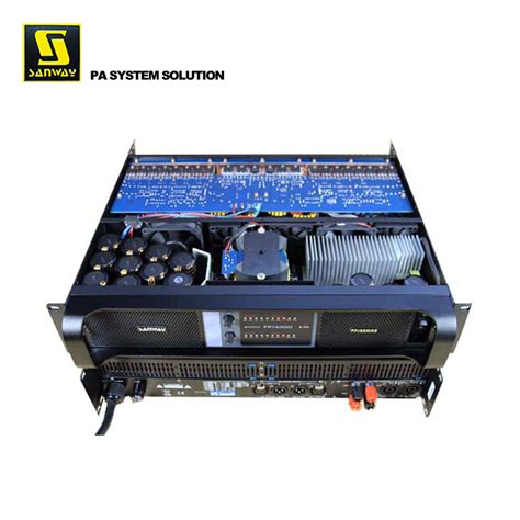 Fp14000 Class Td Professional Power Amplifier 4 Fans Amplifier Audio