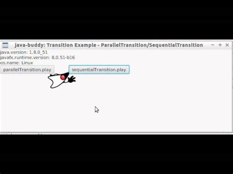 Javafx Example Of Transition Animation Paralleltransition And Sequentialtransition Java