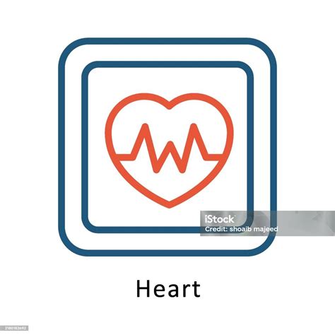 하트 벡터 아웃라인 두 가지 색상 디자인 아이콘입니다 흰색 배경에 자원 봉사 기호 Eps 10 파일 Health에 대한 스톡 벡터 아트 및 기타 이미지 Istock