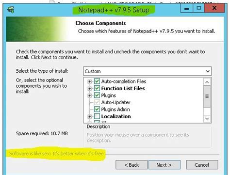 Unwelcome Install Dialog Text Notepad Community