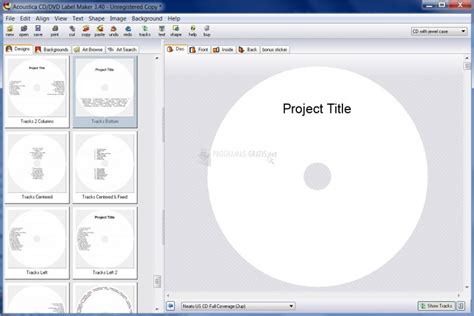 💿 Bajar Acoustica Cd Dvd Label Maker 3 40 En Español
