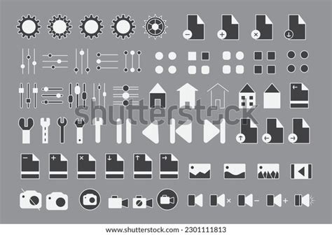 Set Ux Ui Web Icons Set Stock Vector Royalty Free 2301111813 Shutterstock