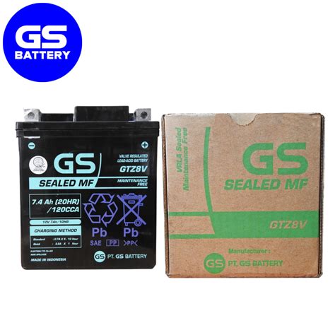 GS Motorcycle Battery GTZ8V (YTX7L) for HONDA SUPREMO | Lazada PH
