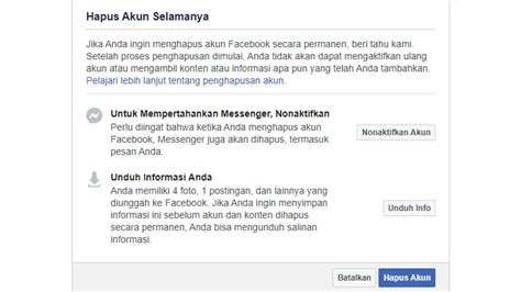√ Cara Menghapus Akun Facebook Permanen And Sementara