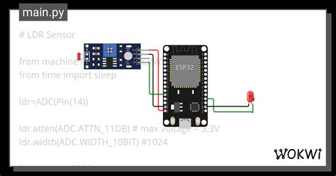 Ldr Wokwi Esp32 Stm32 Arduino Simulator