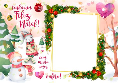 Moldura Tenha Um Feliz Natal Imagem Legal