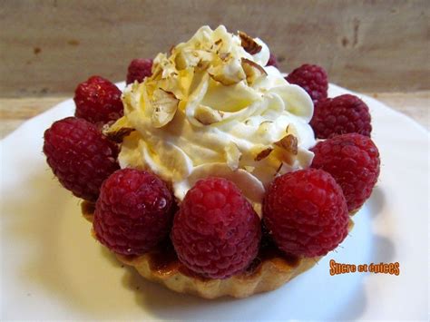 Tartelettes Amandines Aux Framboises Avec De La Chantilly Sucreetepices