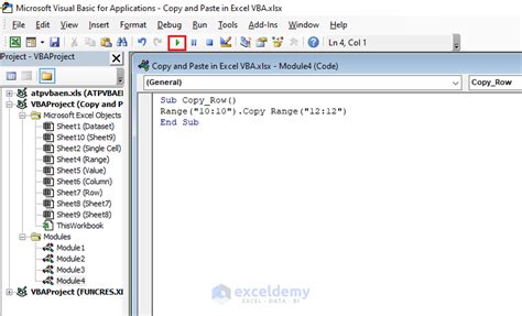 How To Copy And Paste In Excel Using Vba 7 Methods Exceldemy