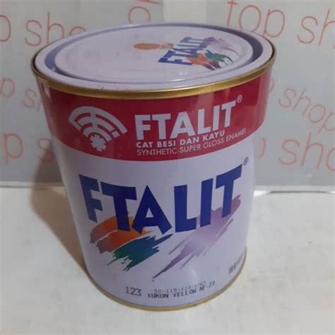 Jual Cat Ftalit Kayu Besi Warna Yukon Yellow 123 Isi 1kg Shopee Indonesia