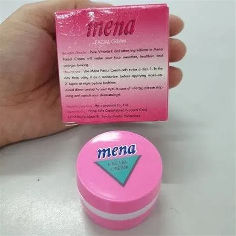 Mena Facial Pearl 100 Original Cream Whitening Skin Acne Remove Dark