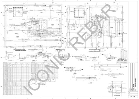 Sample Drawings Rebar Shop Drawings Services