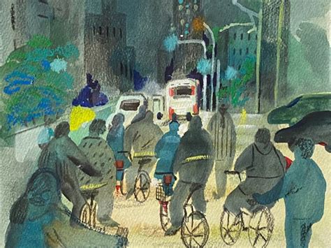 原创插画下班的夜晚 哈希希 站酷ZCOOL