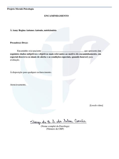 Encaminhamento Nutricionista Pdf