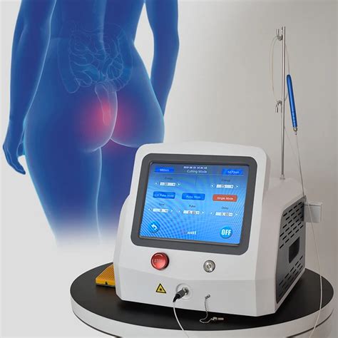 Surgical Hemorrhoid Laser Instrument Treatment Device 1470nm Anal