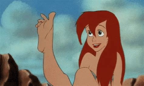 Feet Foot  Feet Foot Ariel Discover And Share S Animated Toes