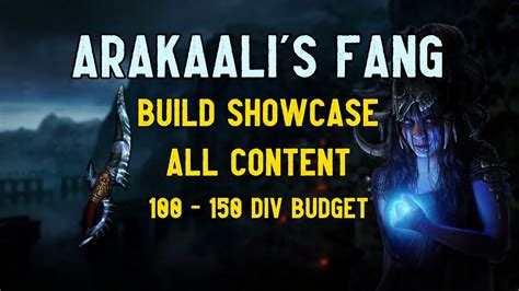 Arakaali S Fang Raise Spiders Occultist Build Showcase Poe Youtube