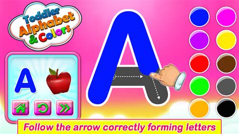 Abc Alphabet Letter Tracing And Learning Colors App On Amazon Appstore