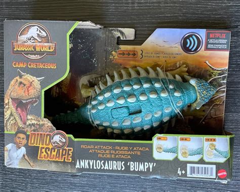 Jurassic World Camp Cretaceous Ankylosaurus Bumpy 9 Dinosaur Escape Mattel £2665 Picclick Uk