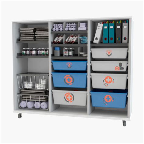 Medical Cart 3d Model 59 Obj Max Fbx Free3d
