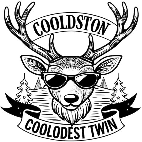 Reindeer Wearing Sunglasses With Coolest Rudolph In Town Premium Ai