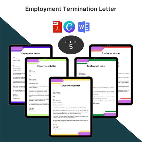 Employment Termination Letter Sample With Examples Word