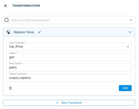 Replace Value — Rapidcanvas Documentation