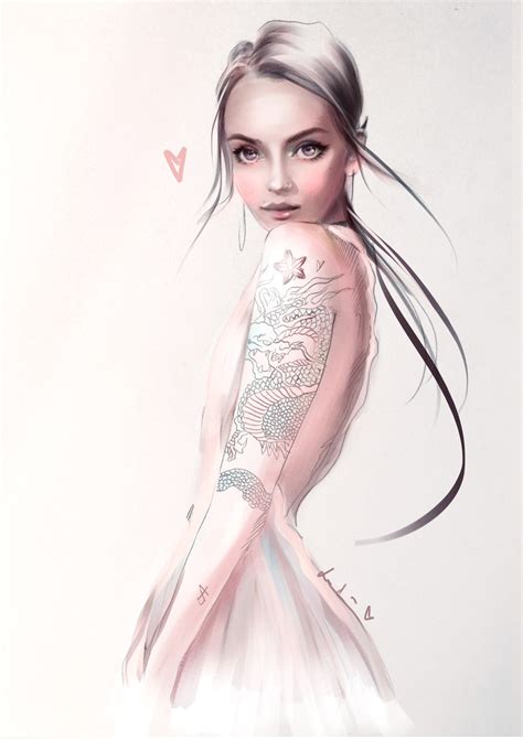 красивые картинки арт барышня арт девушка Art барышня Art Girl