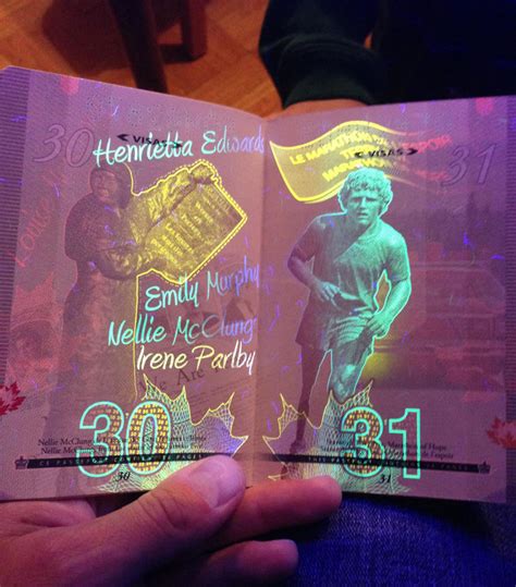 Canadas New Passport Reveals Hidden Images Under Uv Light Bored Panda