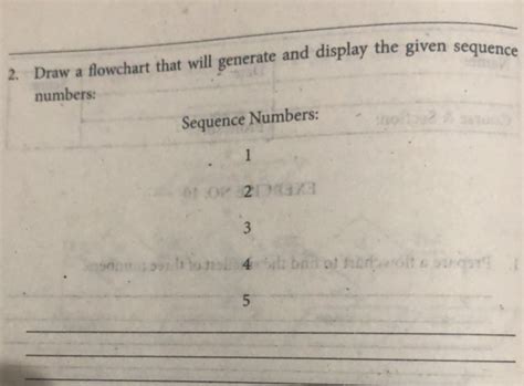 2 Draw A Flowchart That Will Generate And StudyX