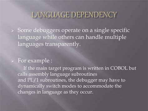 debuggers in system software ppt