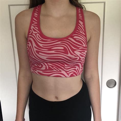 Cute Hot Pink Sports Bra Says Size Medium But Could Depop