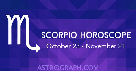 ASTROGRAPH Scorpio Horoscope For June 2016