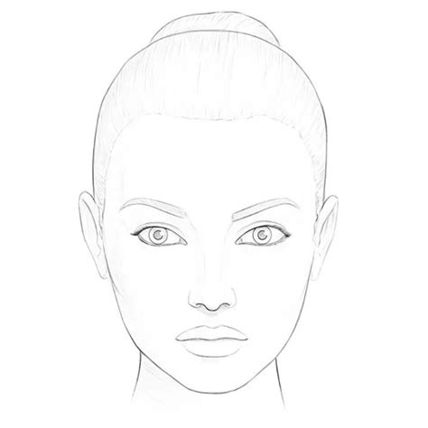Faces To Draw Makeup On Saubhaya Makeup