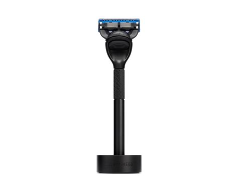Generation Razor And Razor Stand Black Mens Shaving Set