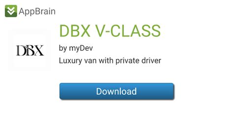 Dbx V Class For Android Free App Download
