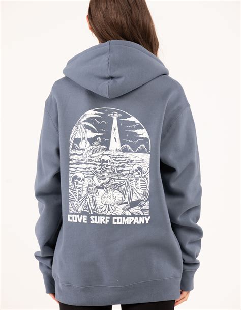 Cove Surf Co Ufo Womens Hoodie Blue Tillys