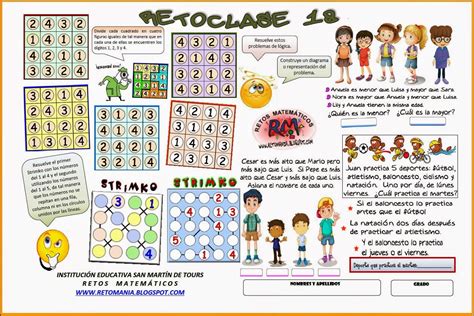 Juegos Desafios Matematicos Secundaria Preguntas Capciosas Juegos Ingeniosos Y Desafios