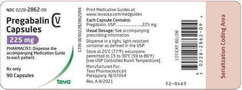 Pregabalin Capsules Fda Prescribing Information Side Effects And Uses