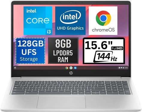 Hp Chromebook Plus 156 Inch 15a Nb0003ca Fhd Laptop 144hz