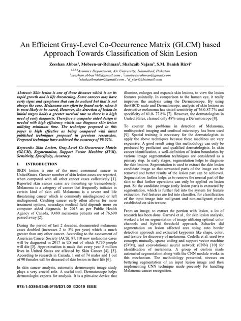 An Efficient Gray Level Co Occurrence Matrix Glcm Based Pdf Image Segmentation Wellness