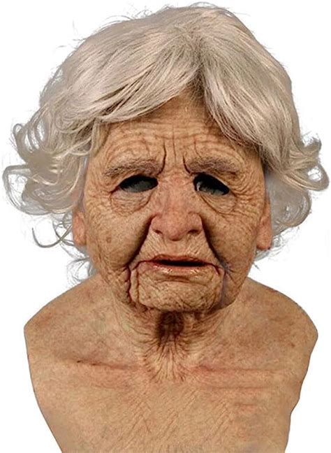 Buy Kapihihalloween Realistic Old Man Creepy Human Latex Y Halloween