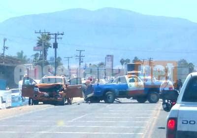Se registró choque múltiple a la entrada de Maneadero Ensenada Net