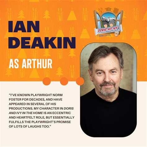Meet The Cast Of Doris And Ivy In The Home Ian Deakin As Arthur Beech Lighthouse Festival