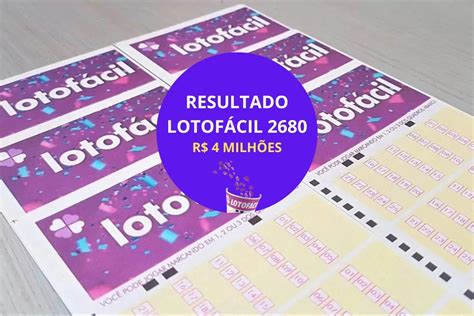 Resultado Da Lotofácil 2680 Sorteio Da Lotofácil De Hoje Dia 0512 Dci