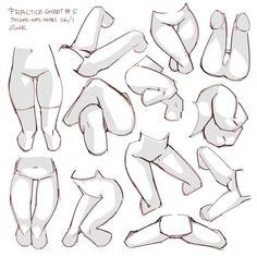 Anime Leg Poses