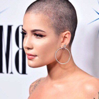 Pin By André Luis On H Halsey Hair Short Shaved Hairstyles Halsey