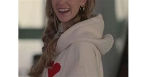 Ted Lasso Juno Temple White Hoodie Keeley Jones Heart Hoodie